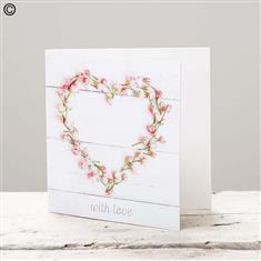 With Love Greetings Card The Flower Shop Eccleshall Florist